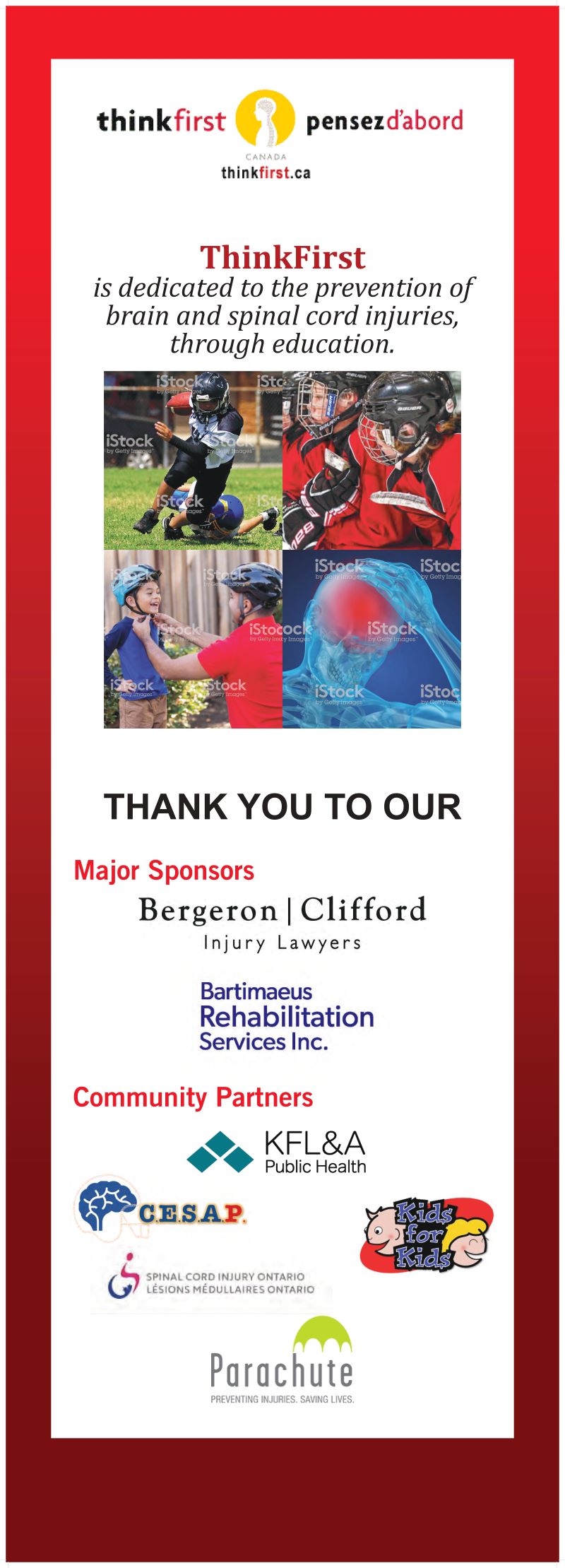 ThinkFirst Kingston – Promoting the prevention of brain, spinal cord ...